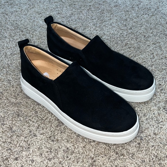 J Slides | Shoes | J Slides Black Leather Slip On Size 8 2 | Poshmark